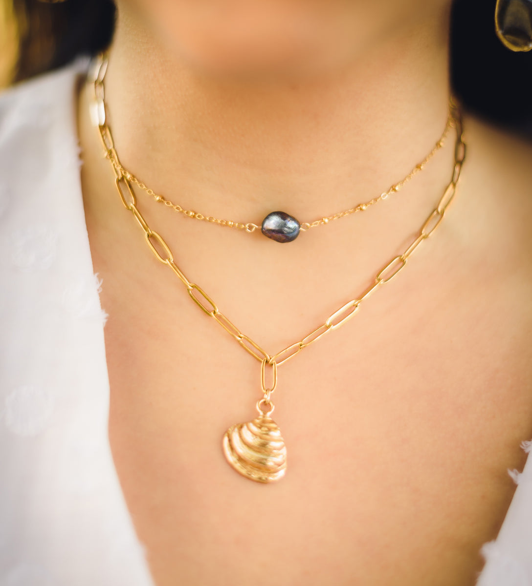 Pawleys Island Shell Necklace – Margerite & Motte